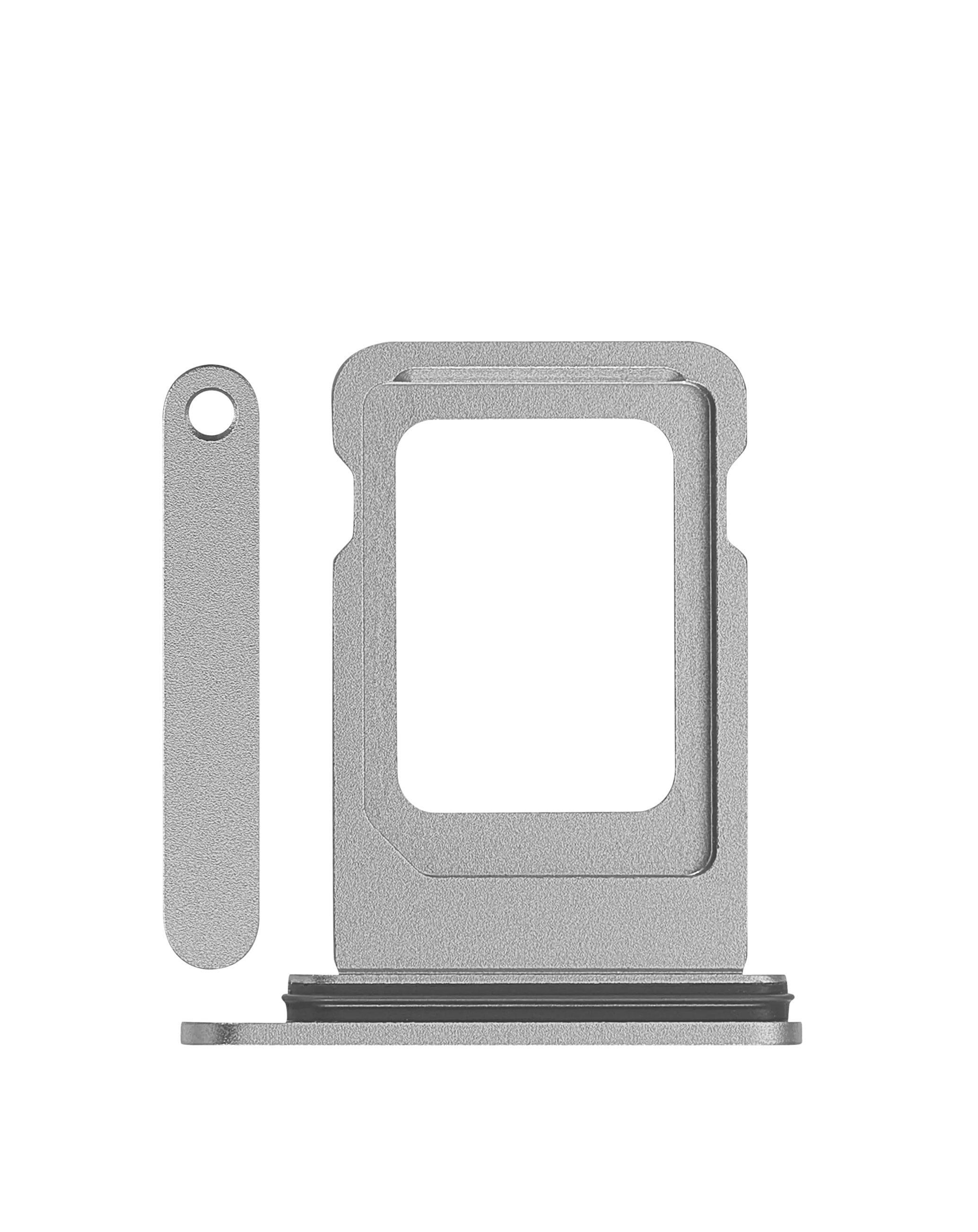 Dual Sim Card Tray for iPhone 17 Pro / 17 Pro Max (Silver)