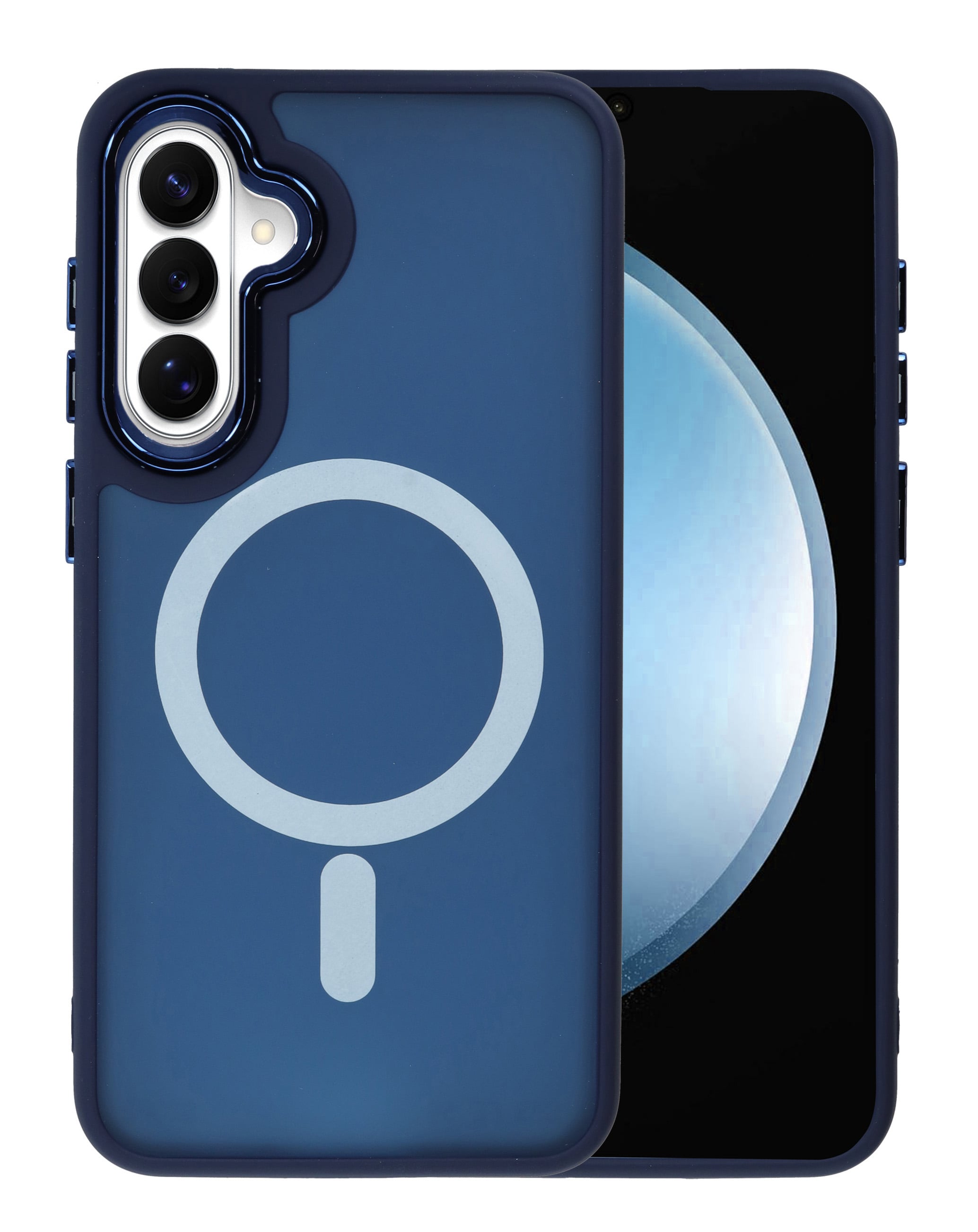 Galaxy S26 New Magnetic Wireless Charging Case - NAVY BLUE (Only Ground ...