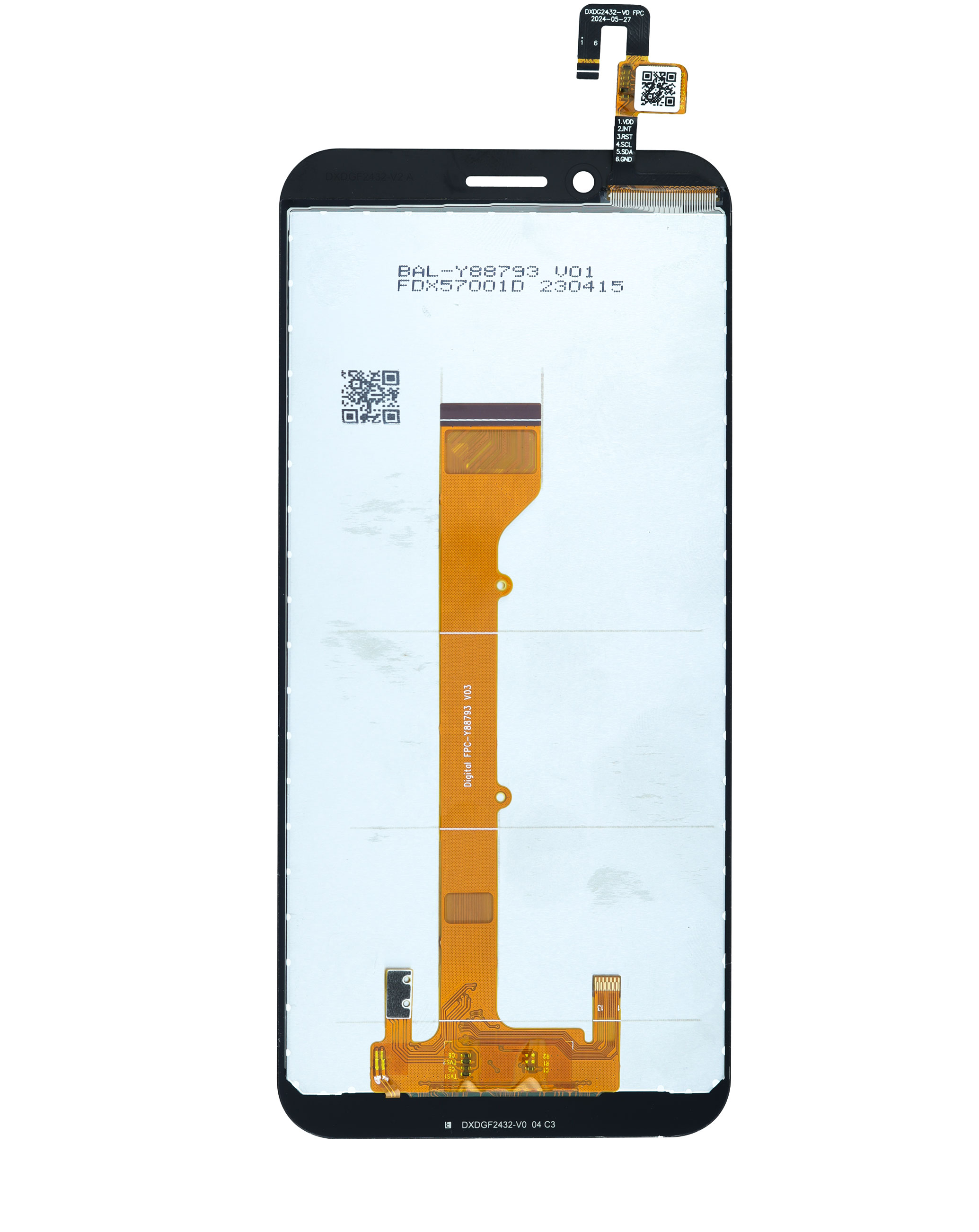 LCD Assembly without frame for BLU C5L Max (Premium)