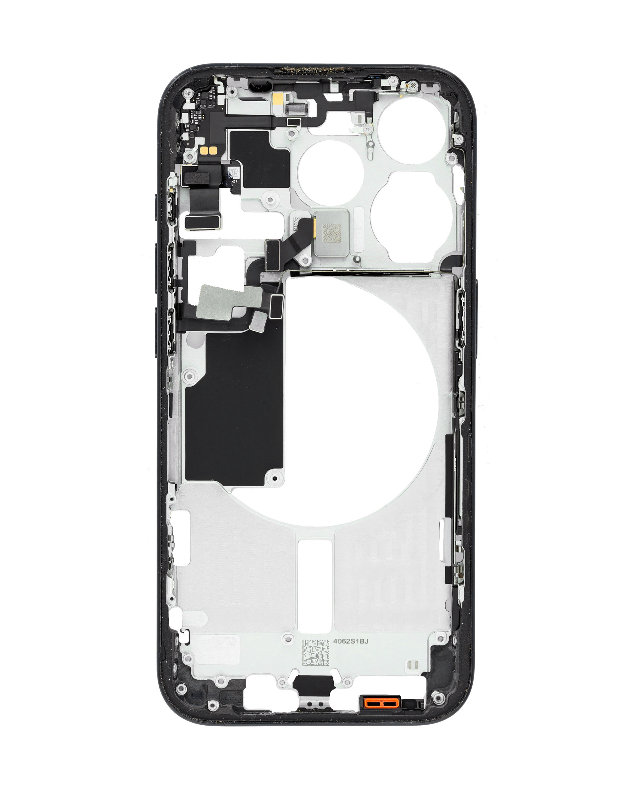 Middle Frame w/Parts for iPhone 15 Pro (BLACK) (International Version ...