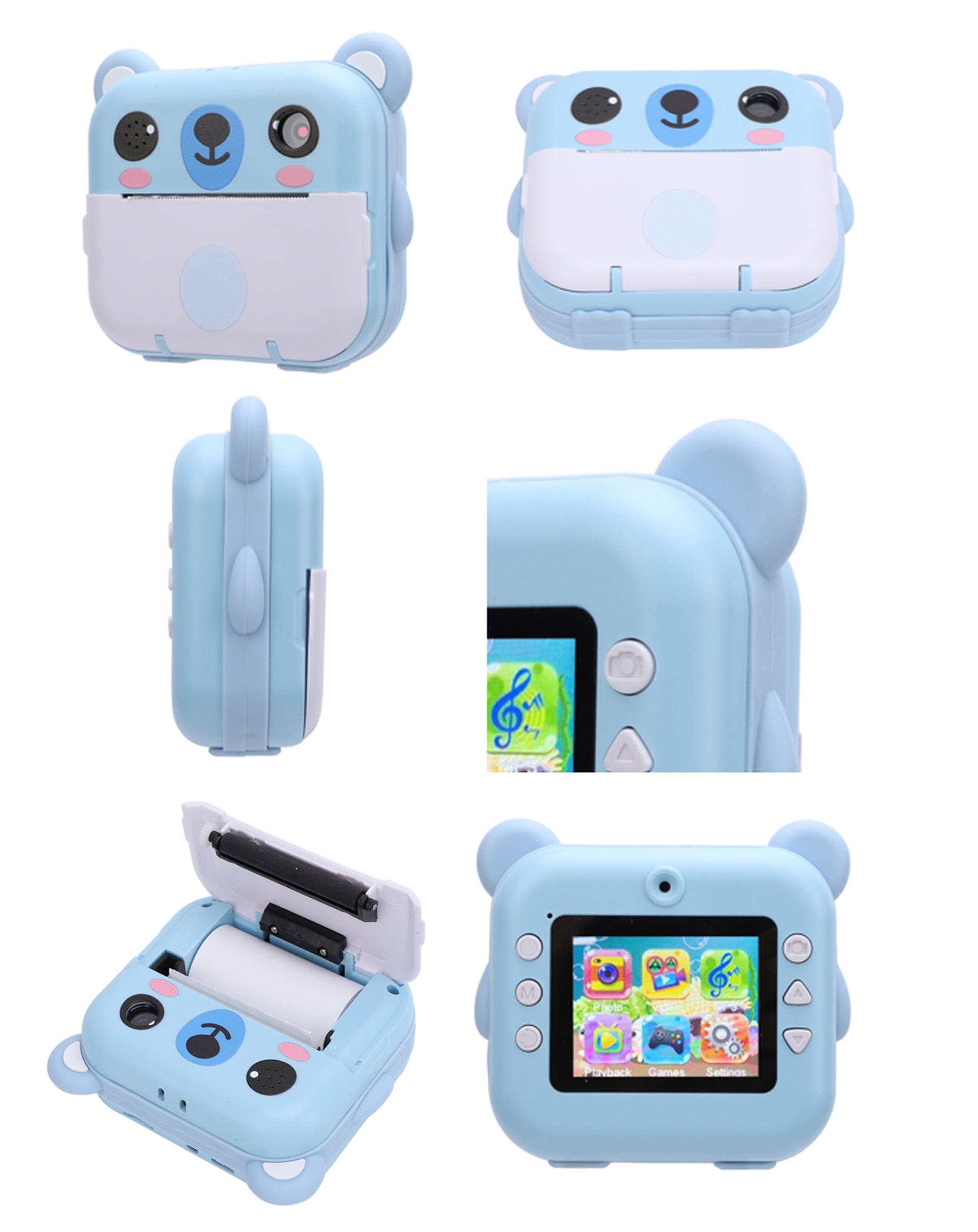 SNAP'Z Instant Print Digital Camera with Sticker Roll - BLUE (Only ...