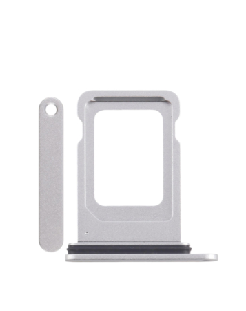 Single Sim Card Tray for iPhone 16e (WHITE)