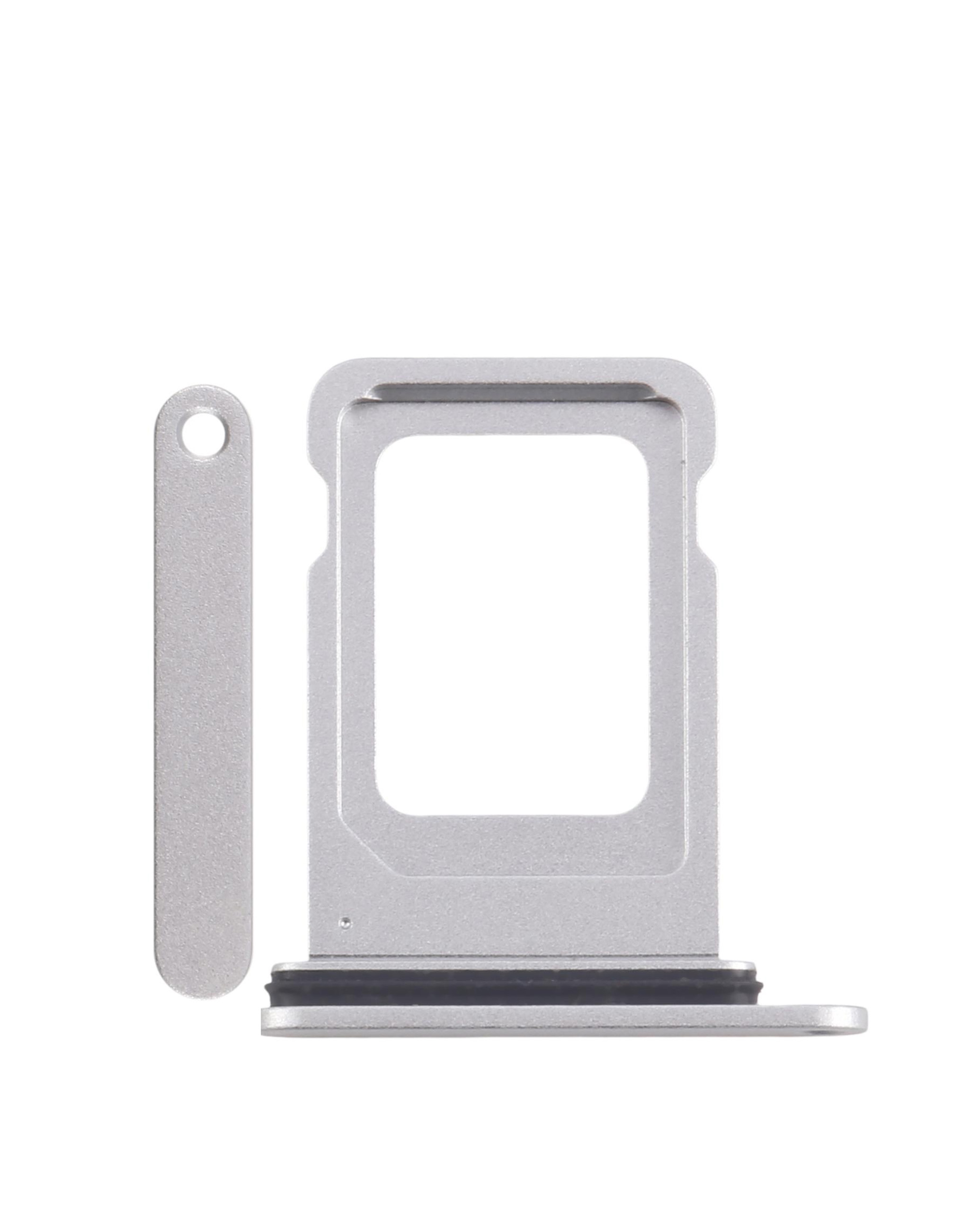 Single Sim Card Tray for iPhone 16e (WHITE)