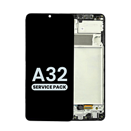 OLED Assembly with Frame for Galaxy A32 4G (A325 / 2021) (Service Pack)