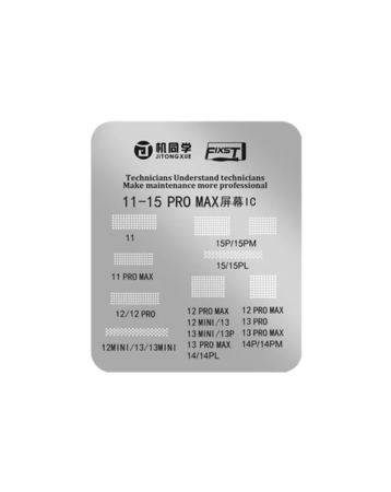 Fixst & JITONGXUE LCD Screen IC Flex Cable Protection Stencil Set for ...